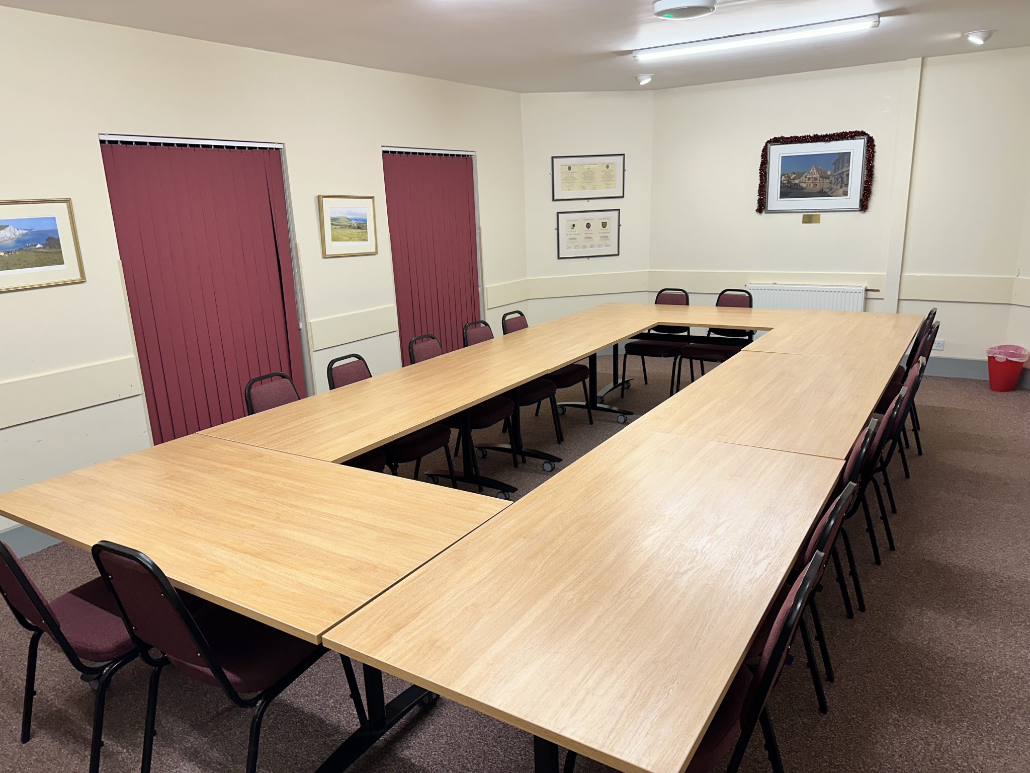 our spaces – committee room – Adastra Hall Hassocks